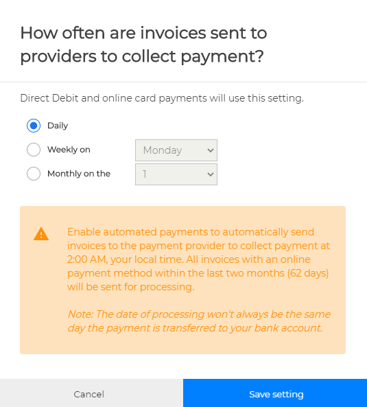 How do I automate my payments?