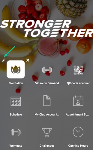 How do I set the new icons for the Custom Home Screen tiles