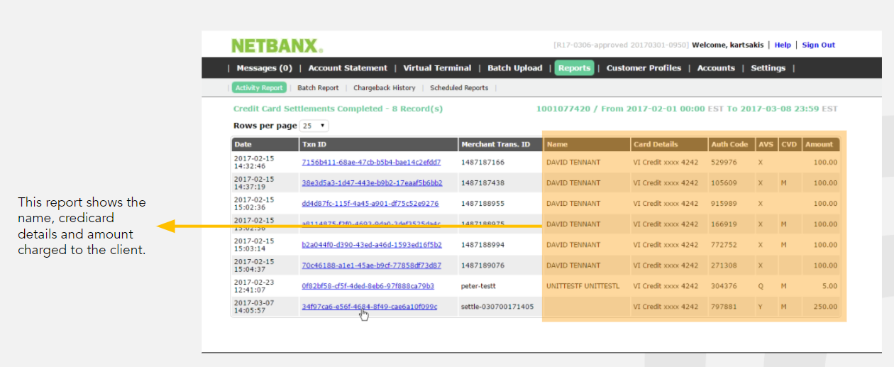 How To Run A Report For Your Paysafe Credit Card Transactions