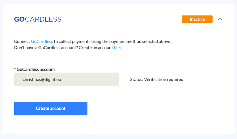 GoCardless (BACS & SEPA)